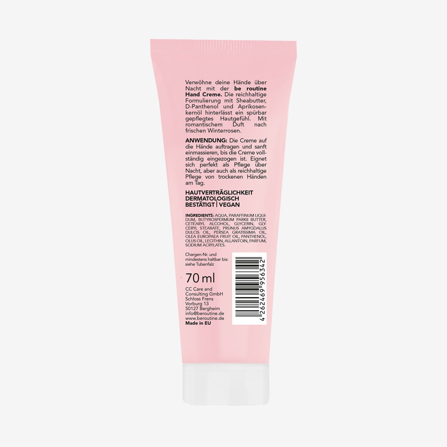 Hand Creme Overnight | be routine
