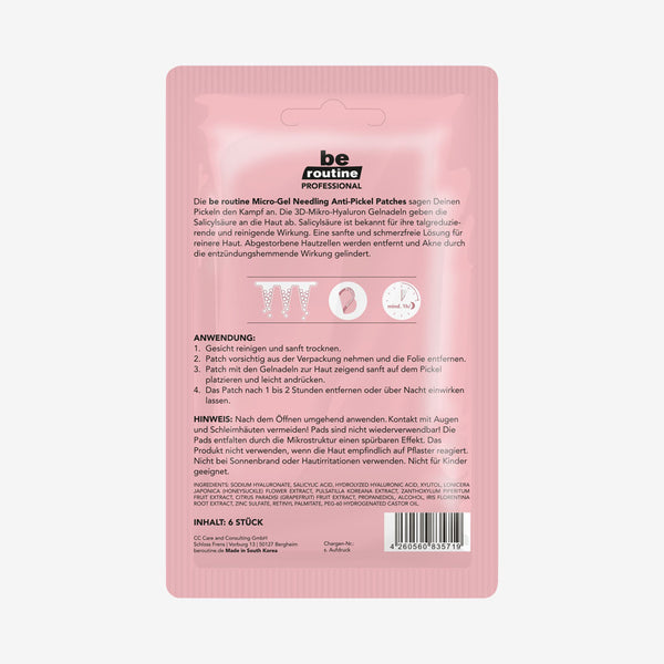 be routine | Micro-Gel Needling Anti-Pickel Patches | be routine
